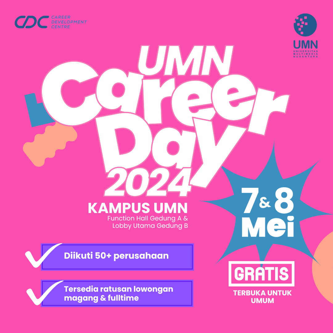 UMN Career Day Tangerang 07-08 Mei 2024 | Universitas Multimedia Nusantara