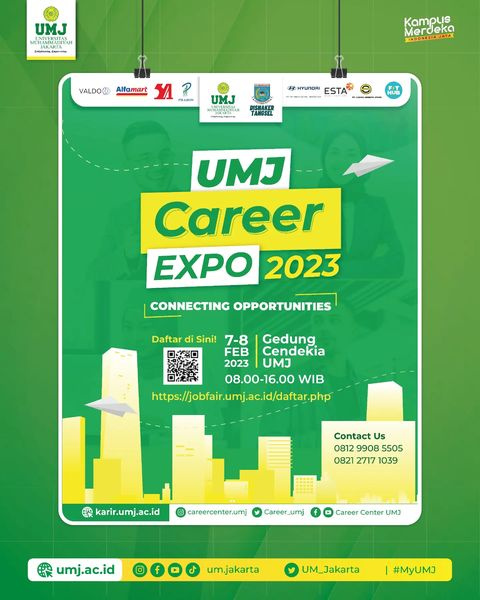 UMJ Career Expo 2023 Jakarta Pusat 07-08 Feb 2023 | Universitas ...