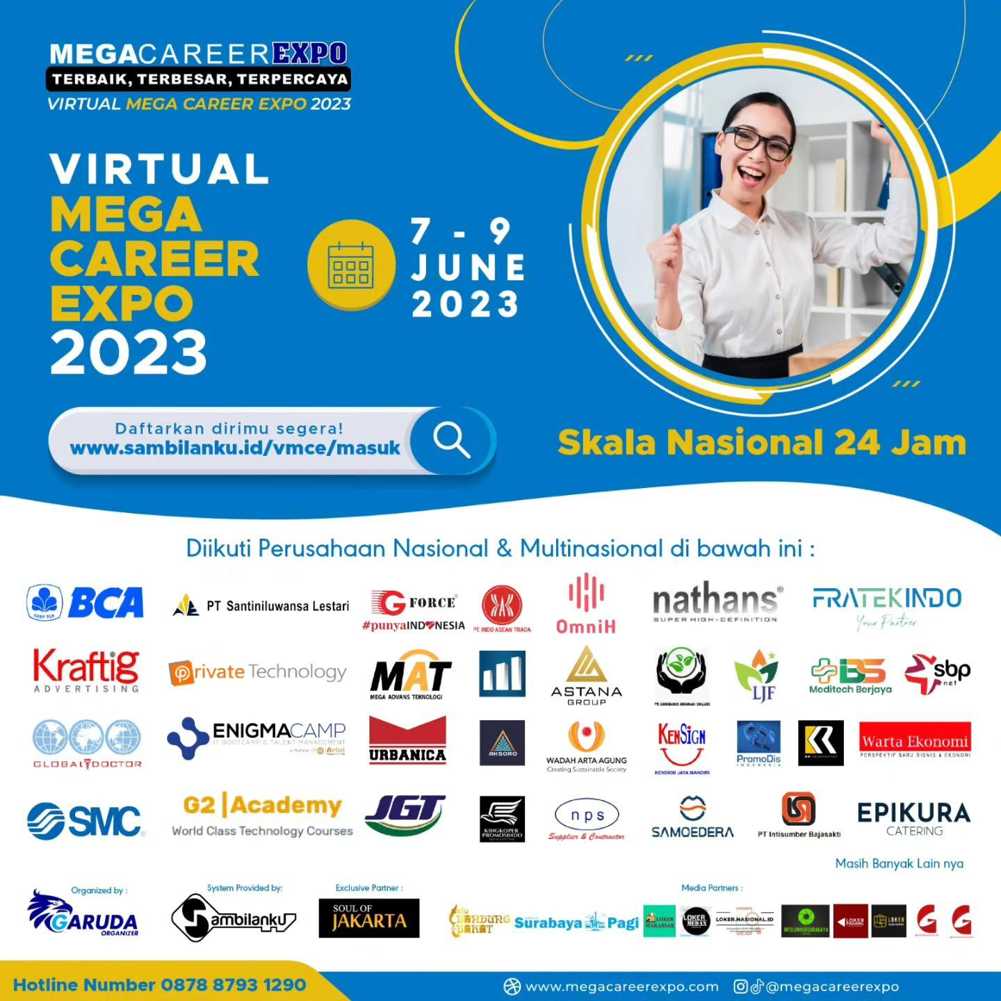 Virtual Mega Career Expo 2023 Nasional 07-09 Jun 2023 | Garuda Organizer