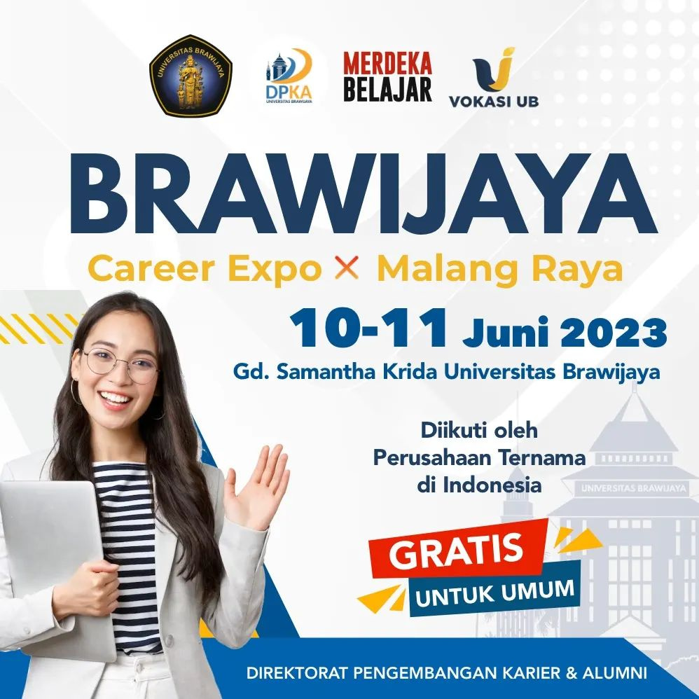 Brawijaya Career Expo 2023 Malang 10-11 Jun 2023 | Universitas Brawijaya