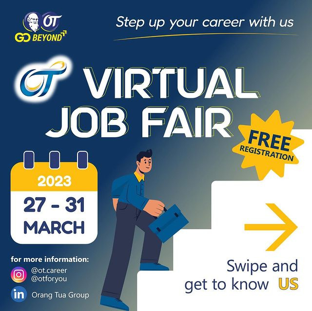 OT Virtual Job Fair Nasional 27-31 Mar 2023 | Orang Tua Group