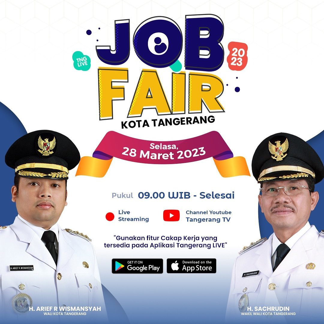 Job Fair Kota Tangerang 28 Mar 2023 | DISNAKER