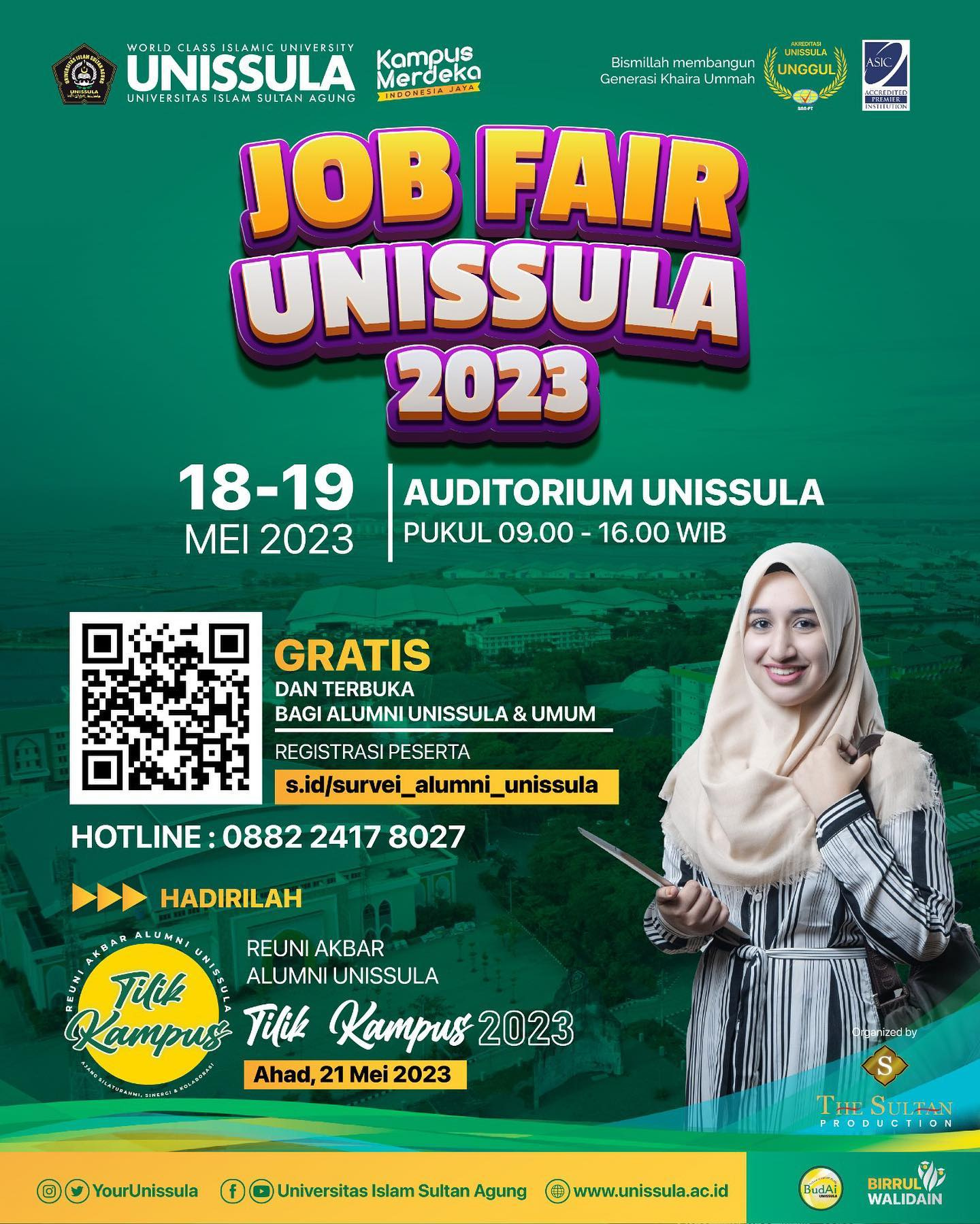 Job Fair UNISSULA 2023 Semarang 18-19 Mei 2023 | Universitas Islam ...