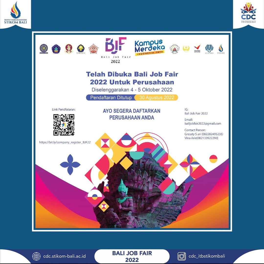 Job Fair Bali 04-05 Okt 2022 | ITB Stikom Bali