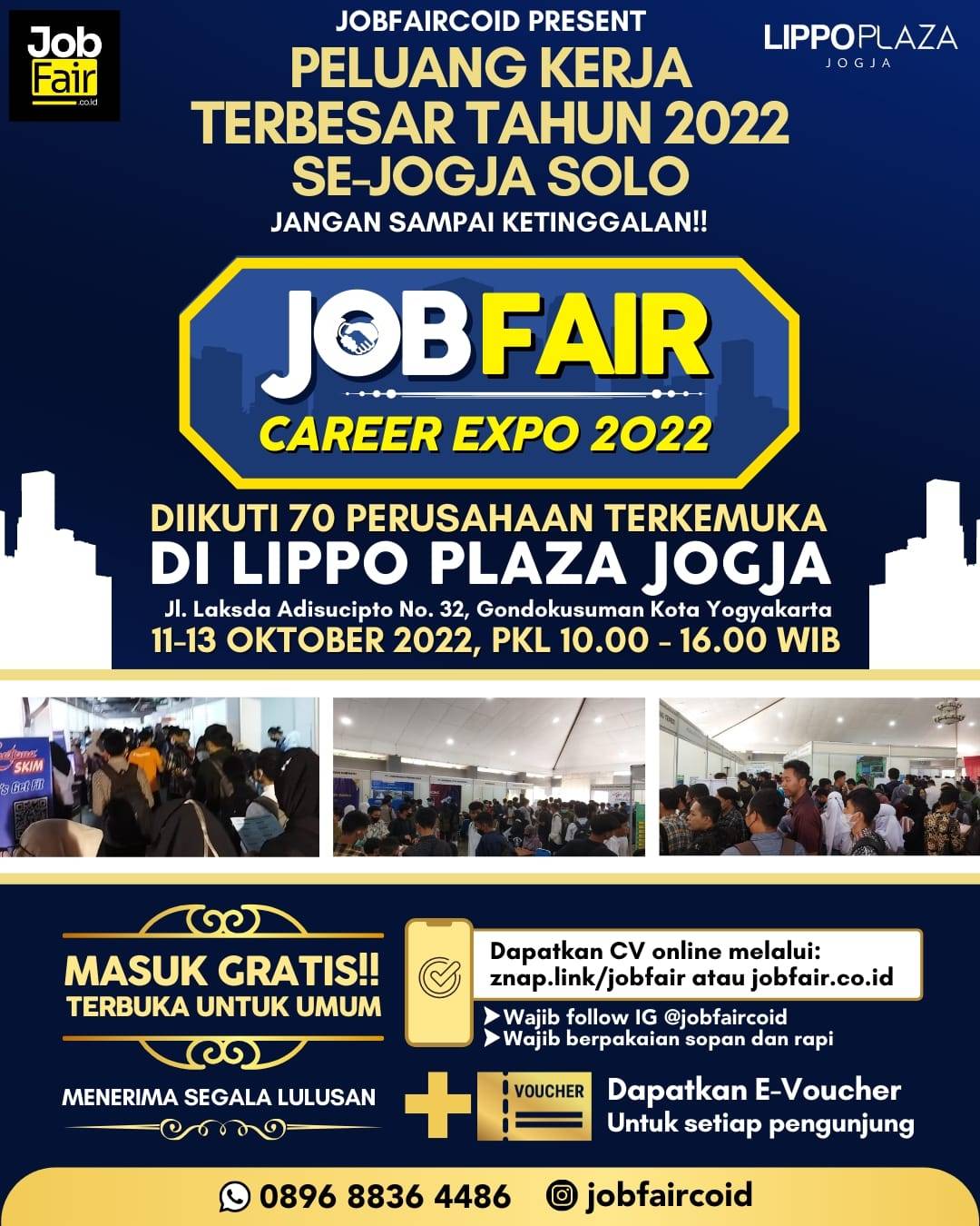 Job Fair Career Expo Yogyakarta 11-13 Okt 2022 | jobfair.co.id